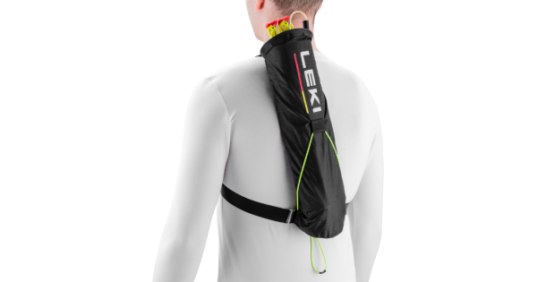 LEKI - Trail Running Quiver - Black-Bright Red-Neonyellow
