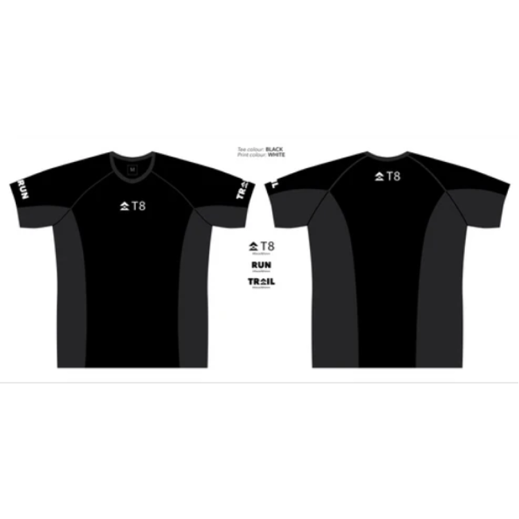 T8 - Men's Iced Tee - Pure Black 2